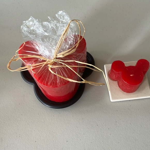 Disney | Accents | Nwot Disney Mickey Mouse Candles One Large One And ...